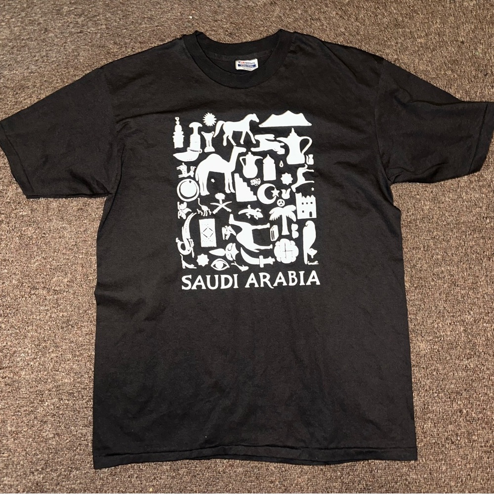 Vintage Rare Saudi Arabia T Shirt - Gem